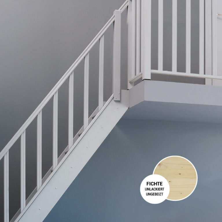 INOLINE- Geländerset 2m montagefertig aus Aluminium - Kordo